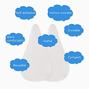 Fesjoy Camel Toe Concealer Reusable Traceless Invisible Adhesive Silicone for Women Leggings Swimwear Activewear