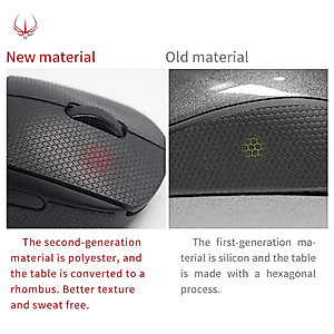 HOTLINEGAMES 2.0 Anti Slip Mouse Grip Tape Compatible with Logitech G Pro Wireless Gaming Mouse Skins,Sweat Resistant,Cut to Fit,Easy to Apply,Professional Mice Upgrade