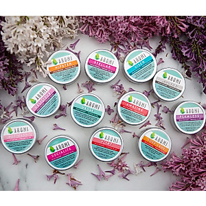 Aromi Modern Solid Perfume | Earthy Fragrance, Rosemary, Eucalyptus, & Ylang Ylang Scent, Vegan, Cruelty-free, Travel, Wax, Women’s Gift, Handmade (Modern)