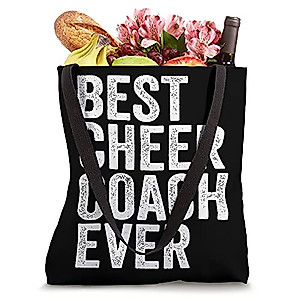 Best Cheer Coach Ever Cheerleading Squad Cheerleader Team Tote Bag