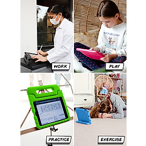 Official Cooper Dynamo for iPad Pro 11 inch Case for Kids 4th/3rd/2nd/1st Generation 2022/2021/2020/2018 | Rugged Foam, Magic Handle, Stand, with Pencil Holder, Eco-Mailer