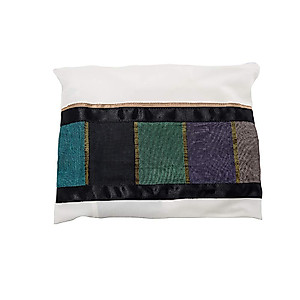 Handmade Colorful Walls of Jerusalem Tallit, Bar Mitzvah Tallit, Wedding Tallit from Israel, Hebrew Prayer Shawl 20"x72"