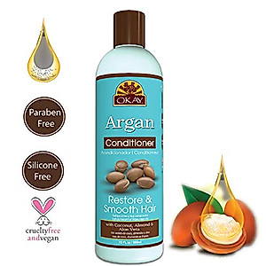 OKAY Argan Oil Conditioner, 12 Fluid Ounce