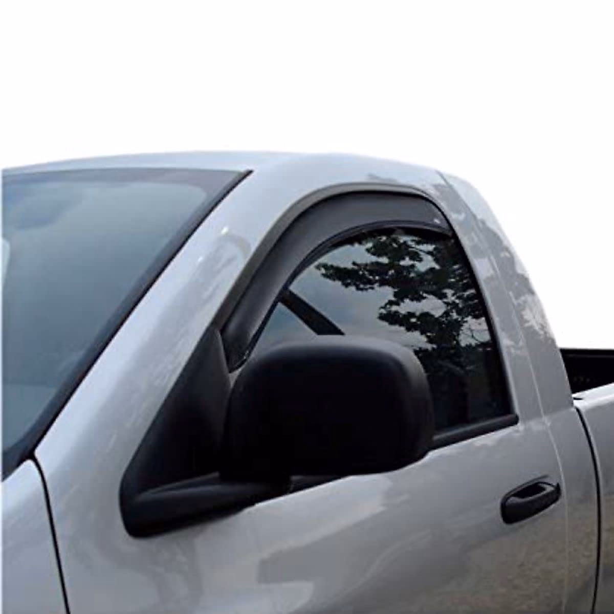 Auto Ventshade [AVS] In-Channel Ventvisor / Rain Guards | Smoke Color, 2 pc | 192077 | Fits 1992 - 2006 Ford Econoline Vans