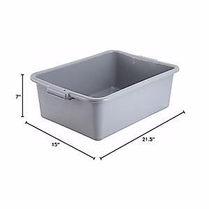 Winco PL-7G Bus Box, 7", Gray