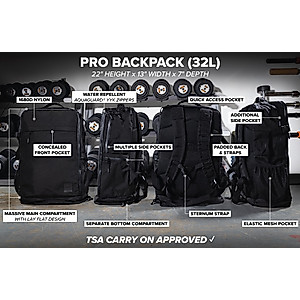 Serious Steel Fitness Gym Bag | 1000D Nylon Duffel Bag | Heavy Duty (Black - Big Bud)