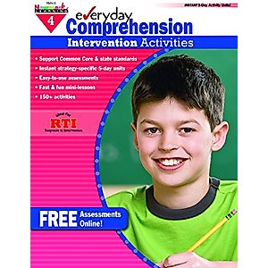 Newmark Learning Grade 4 Everyday Comprehension Intervention Activities Aid Book (Eia)