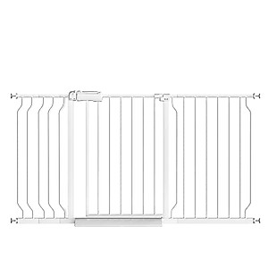 Fairy Baby Extra Wide Baby Gates 57.5-62 Inch, Auto Close Child Safety Gates for Stairs Banister Doorways Hallway Stairway,Indoor Safety Child Gates for Kids or Pets