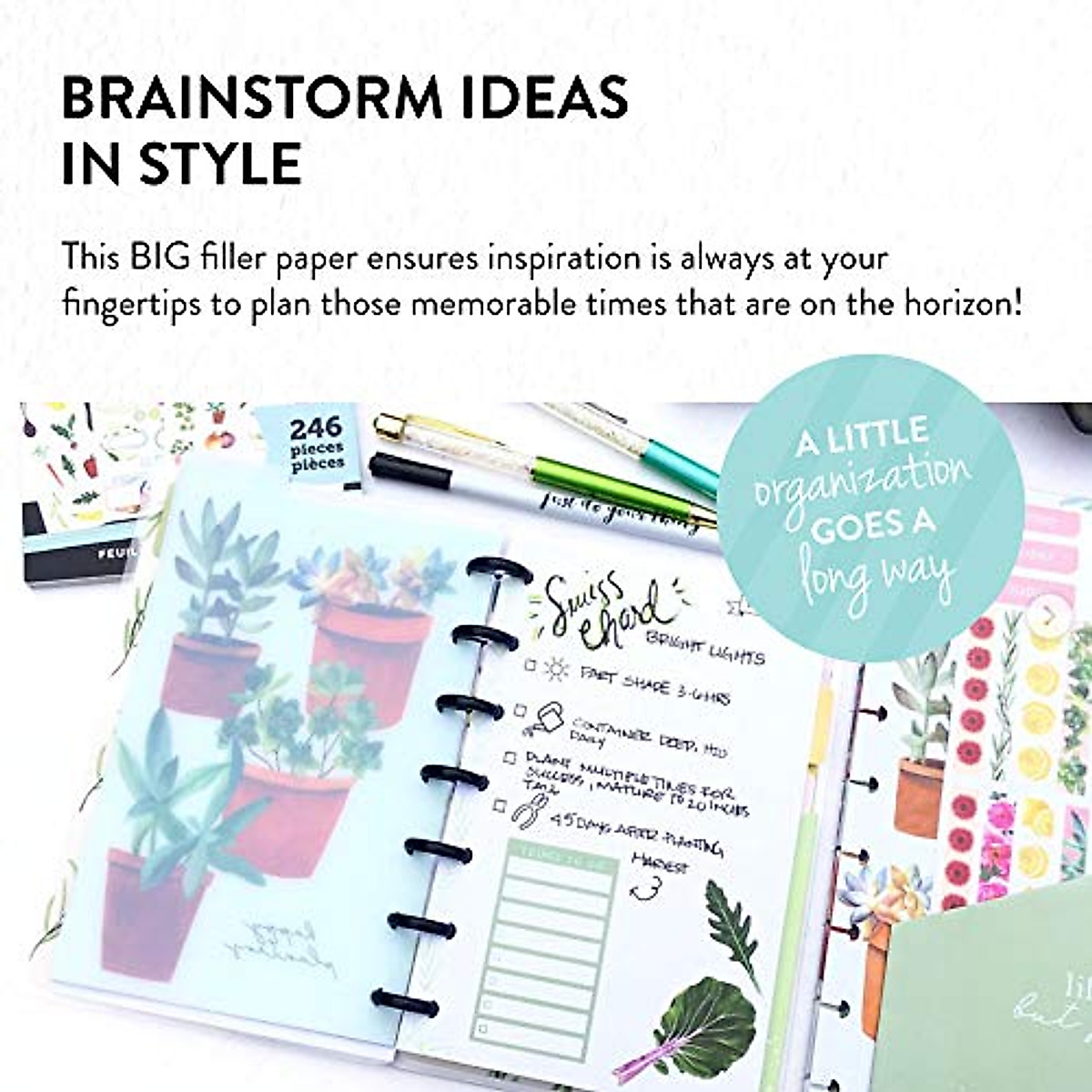 The Happy Planner Classic Pen Case - Journaling & Planner Accessories - Whatever! Theme - Zippered Pouch - School Supplies