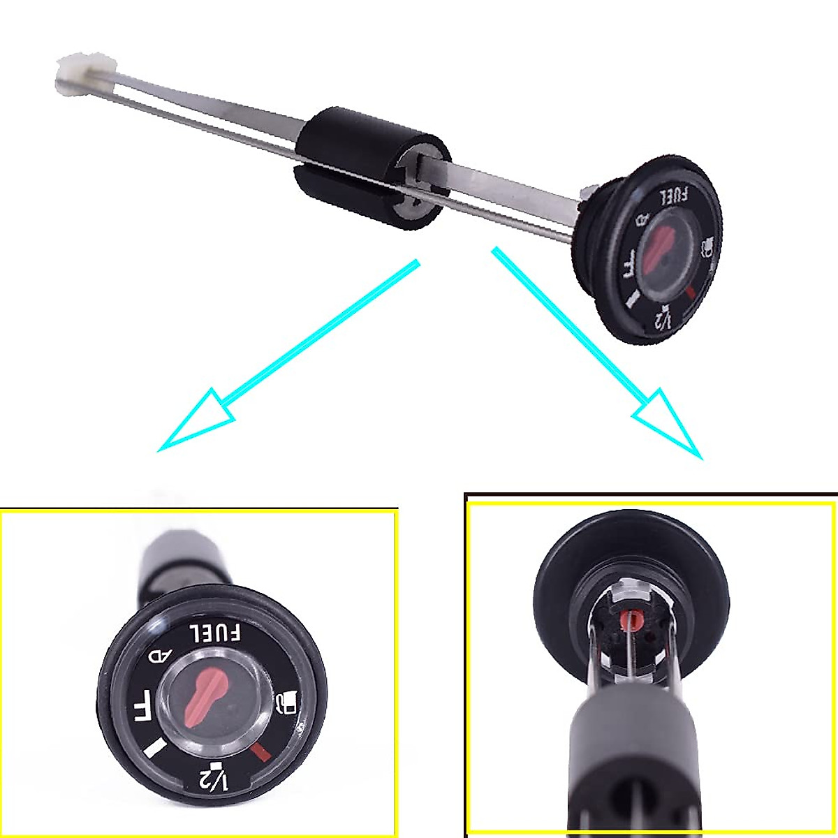 Fuel Gas Tank Gauge Meter Fits for Grizzly 600 Big Bear Kodiak 400 Replaces 4SH-24260-11-00 4SH-24260-00-00