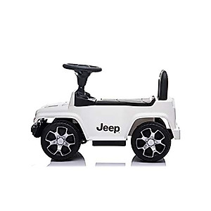 Best Ride On Cars Jeep Rubicon Push Car, White