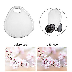 Camera Flash Diffuser,Eliminate Harsh Light and Shadow,Foldable with Storage Bag Easy Install Flash Diffuser Camera Accessories