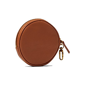 HOBO Revolve Wristlet Leather Wallet For Women - Zipper Closure, Polyester Lining, And Interior Back-Wall Zip And Slip Pocket Cashew One Size One Size