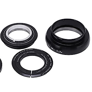 Mountain Bike Bowl Group, Road Bike Headset Bearings Double Bearing Good Sealing Smoother Surfaces for Road Bicycle
