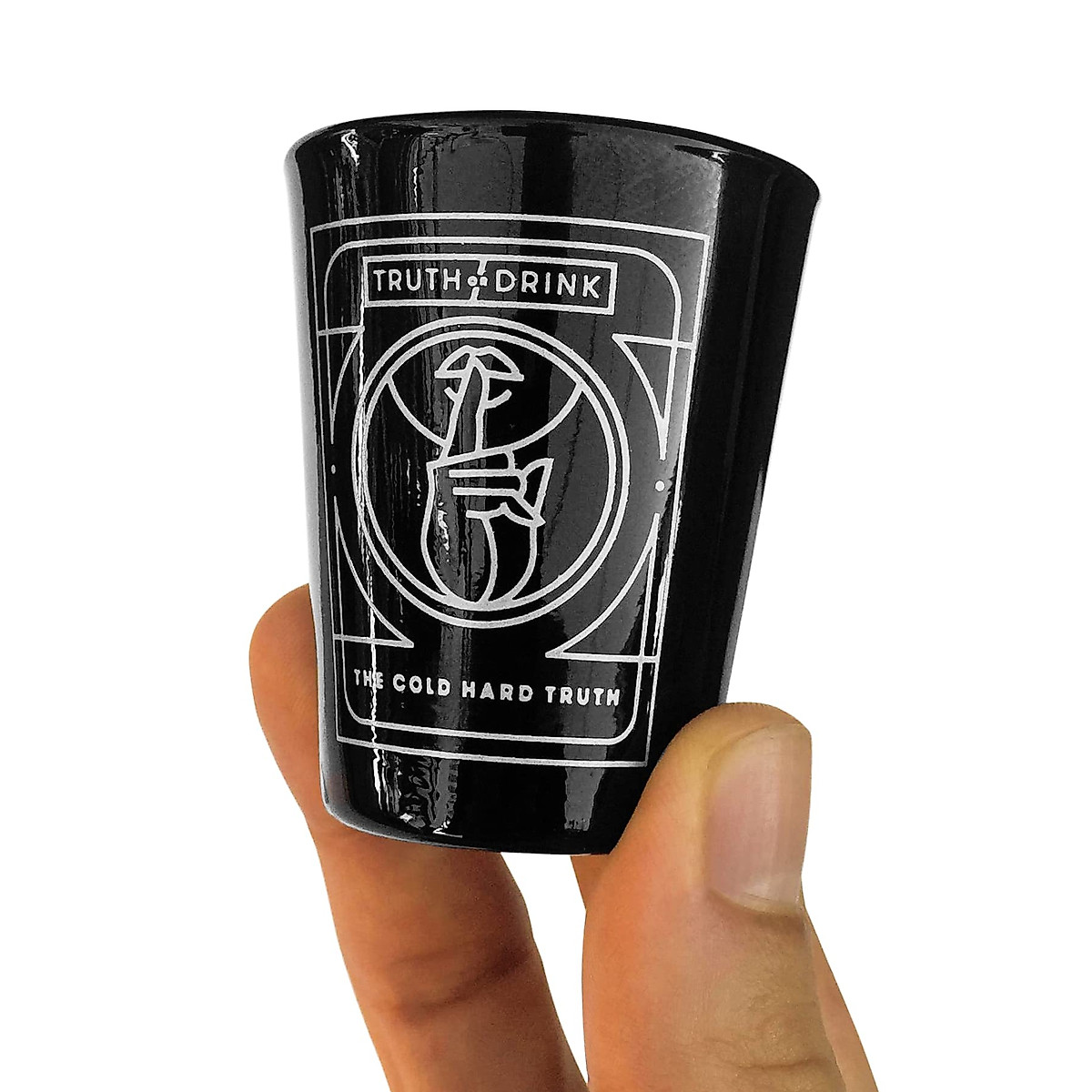 Truth or Drink: Shot Glasses Add-On – 2 Custom Shot Glasses for The Ultimate Game Night Experience