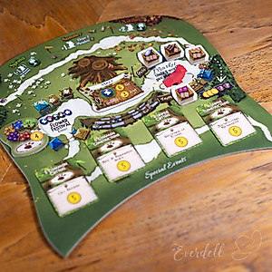 Everdell Bellfaire Expansion | Adds 5th and 6th Player Option to Everdell | New Critter Powers | Cardinal and Toad Meeples