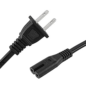 AC Power Cord Compatible with Sony Playstation 4 Slim(PS4)/ Playstation 3 (PS3), Xbox One S/ Xbox OneX Game Console, Replacement Power Cable for Samsung TCL Roku LG TV