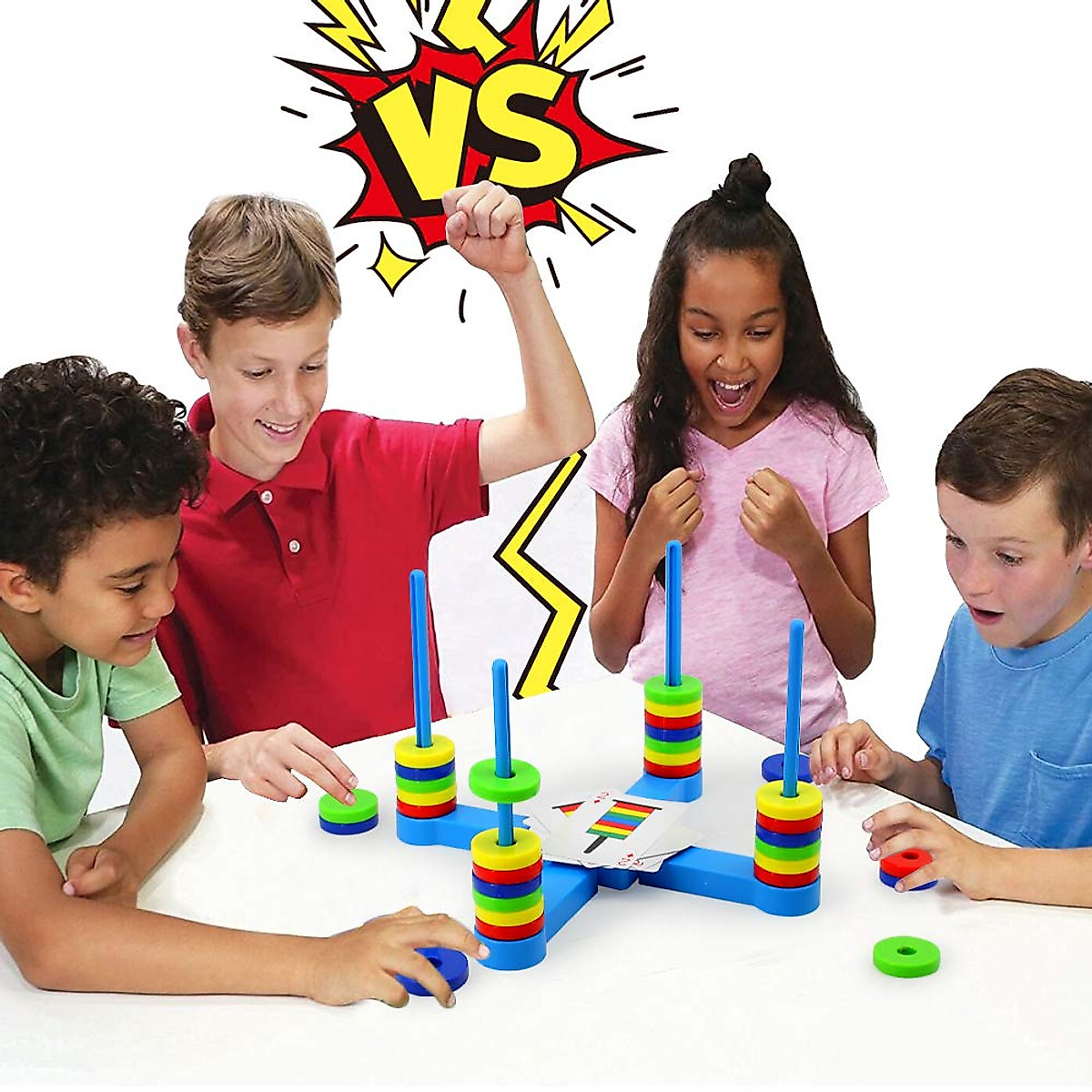VATOS Board Magnetic Kids Game, Matching Game for Kids Age 3 4 5 6 7 8, Fun STEM Science Toy for Children Boys & Girls Gift