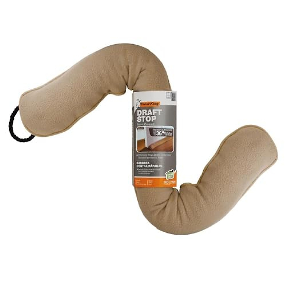 Frost King Door or Window Draft Stop Cloth Seal, 36-inches, Decorative Gold