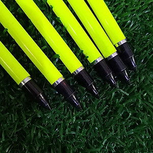 12Pcs 31'' Fluorescent Yellow Pure Carbon Arrows with Replaceable Points for Compound Bow and Recurve Bow Hunting and Target Practice