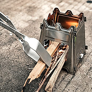 Kenmeister Chef Barbecue Grilling Tong, Extra Long BBQ Grill Tool with Handle, Easy to Control Wide Grip Kitchen Tongs for Grilling, Camping, Tailgating, Outdoor/Indoor Cooking Activities