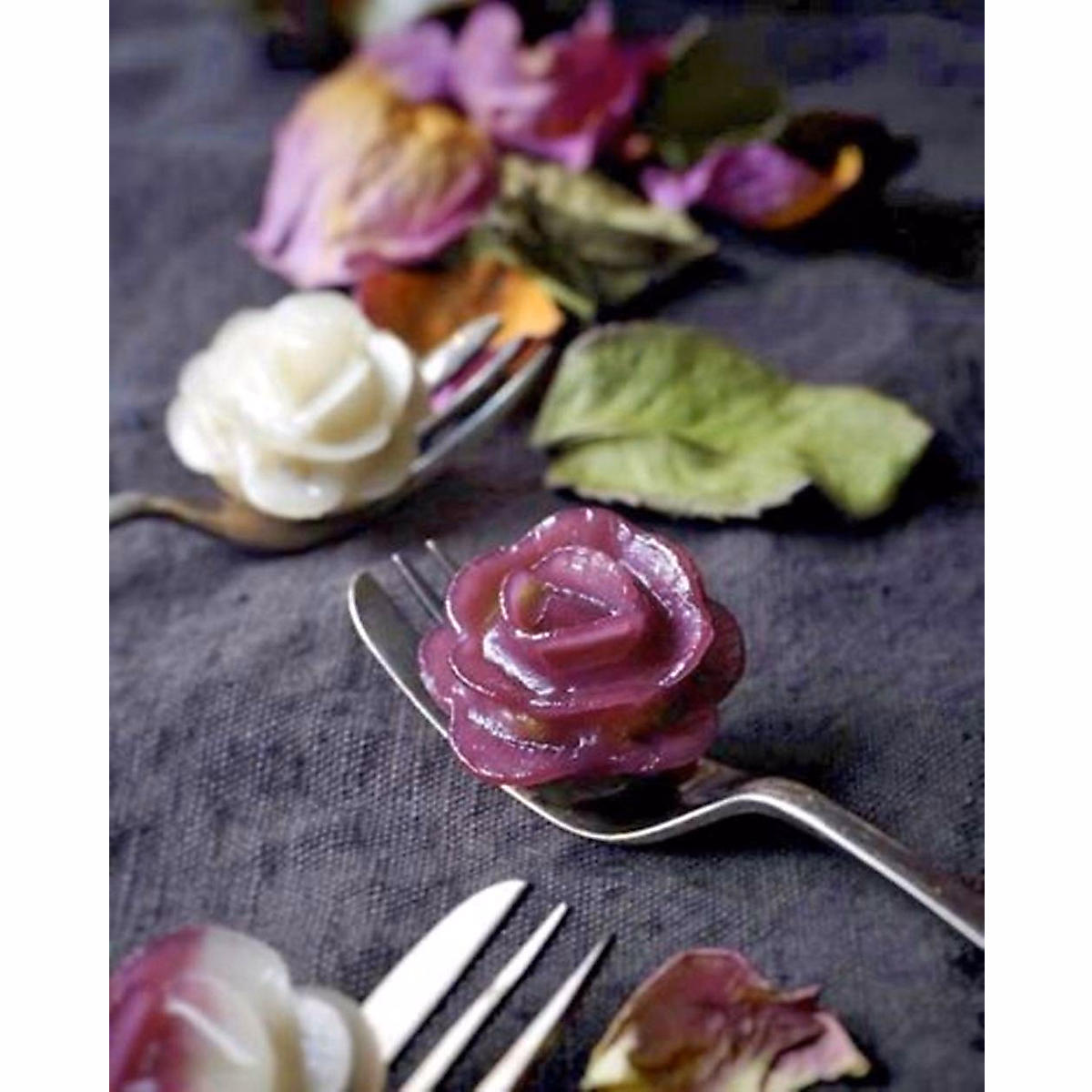 2 Pcs Pastry Tongs Thai Dessert Chor Muang Flower Shaped Dumpling Cooking Gadget Traditional