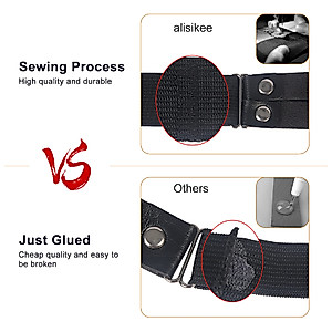 alisikee 2Pcs Adjustable Lace Heart-Shaped Thigh Garter, Elastic Leg Garters for Women, White