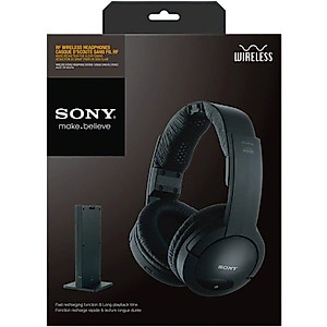 Sony MDRRF985RK Wireless RF Headphone, Black