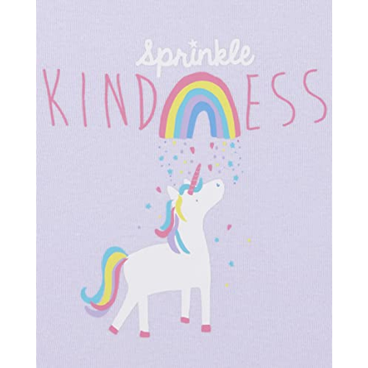 The Children's Place 2 Pack Baby Toddler Girls Snug Fit Cotton Mixed 2 Piece Pajama Sets, Unicorn Dino 2-Pack, 4T