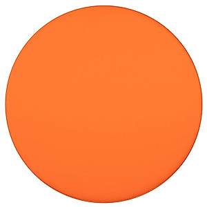 Flash Furniture Nicholas Soft Seating Flexible Circle for Classrooms and Common Spaces - 18" Seat Height (Orange)