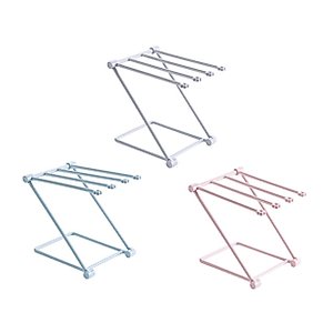 3pcs Cup Rack Vertical Towel Rack Foldable Towel Holder Kitchen Cloth Rack