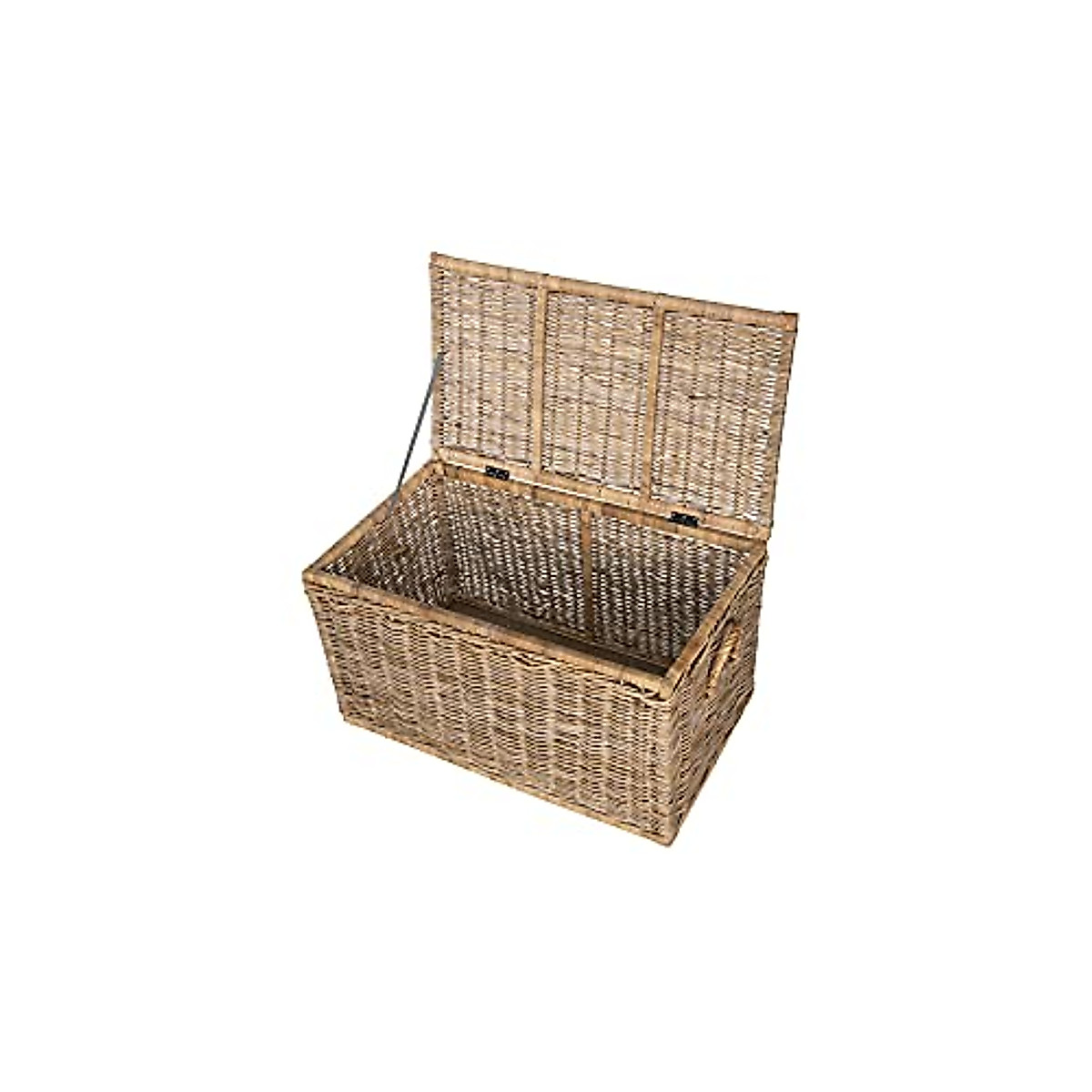 Kouboo Rattan Kobo Decorative Storage Trunk with Lid, Large