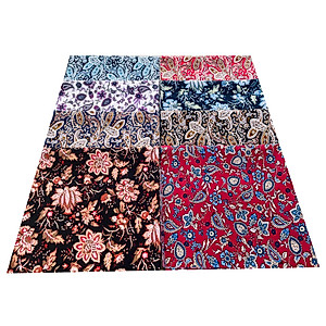 18" x 22" Fat Quarters Fabric Bundles 100% Cotton Quilting Fabric Bundles for Quilt, Sewing Project, Patchwork Precut Quilt Squares