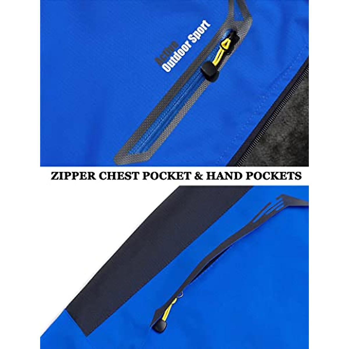 BIYLACLESEN Mens Winter Coats Soft Shell Jacket Mens Tactical Jacket Parka Jacket Men Warm Jacket Ski Coats Snowboard Jacket