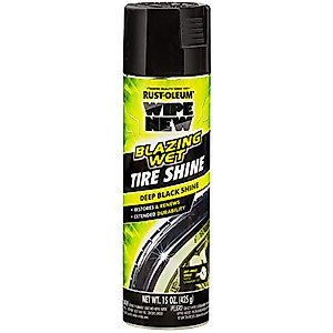 Wipe New 365324 Blazing Wet Tire Shine, Black