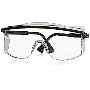 Honeywell Uvex Ademco by S2500C Astrospec OTG 3001 Safety Eyewear, Black Frame, Clear UV Extreme Anti-Fog Lens, S2500C Astrospec OTG 3001 Safety Eyewear, Black Frame, Clear UV Extrem