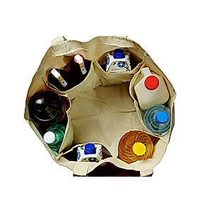 Reusable Grocery Bags XL 3 Pack Heavy Duty Double Bottom Organic Canvas Tote Bags Shopping Bags