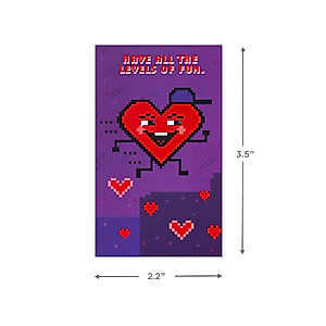 Hallmark Kids Mini Valentines Day Cards Assortment, 18 Classroom Cards with Envelopes (Tacos, Pizza, Doughnuts)