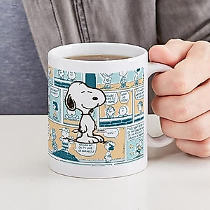 CafePress Peanuts Snoopy Comic Strip Ceramic Coffee Mug, Tea Cup 11 oz