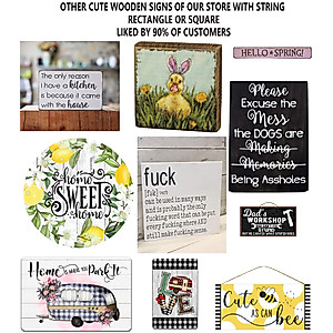 Eeypy Wooden Wall Decor Signs Feed the birds sign,outdoor garden sign,Mary poppins sign,personalized garden gift, decor,custom wood sign,spring custom outdoor sign Black Wood Wall Art for Bedroom