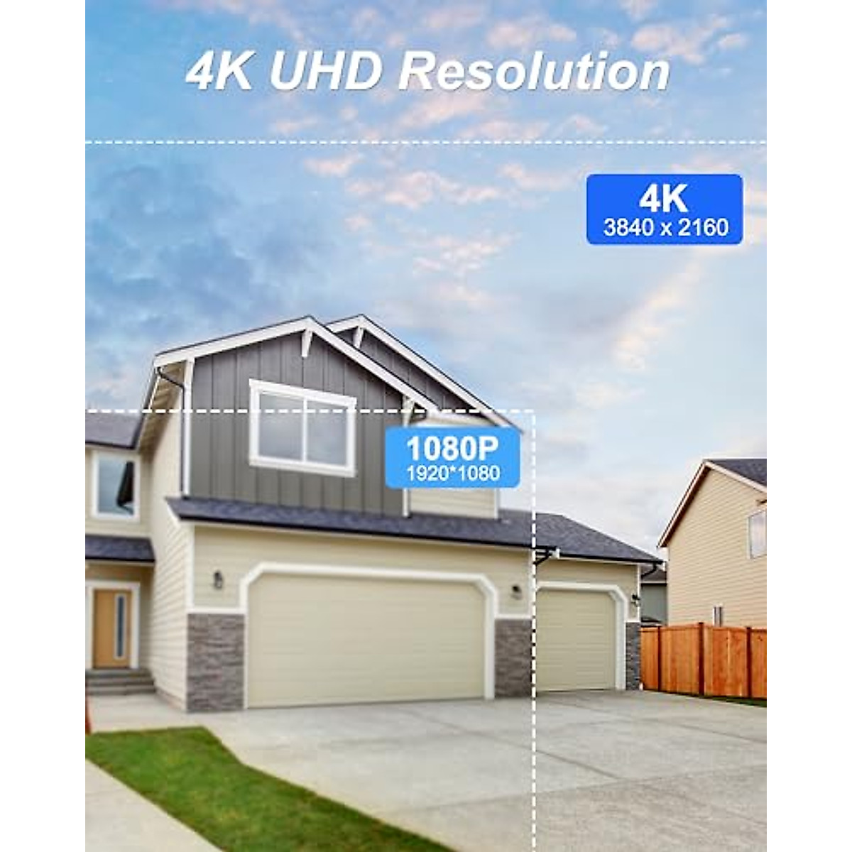 Swann 4K Master Security Camera System, 80° Wide Angle for Indoor/Outdoor Wired Home Surveillance, 8 Channel NVR with 2TB HDD, 4X Dome IP Cameras, Vandal-Resistant, Night Vision, True Detect,876804D