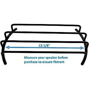 GS Power 12 inch Bar Grille for Subwoofer & Speaker in Chrome Silver or Matte Black Finish (1 pc). Also Available in 8 & 10”