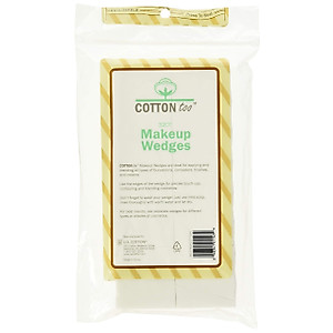 Cotton Too Premium Latex-free Cosmetic Wedges, 32 Count (Pack of 6)