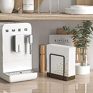 Napkin Holder for Table, Paper Napkins Holder Table Dispenser for Farmhouse Kitchen & Modern Decor Bamboo Table Dining Napkins Holders (Brown)