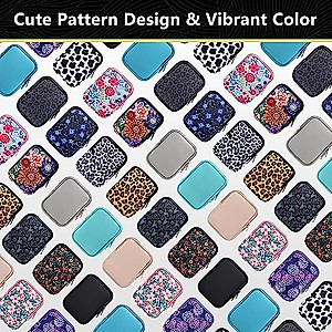 YR Water Bottle Pouch for Stanley Quencher Adventure 40oz & 30oz Tumbler, Gym Water Bottle Pouch for Stanley Cup 40oz with Handle, Water Bottle Pouch for Stanley Tumbler (Black Leopard)