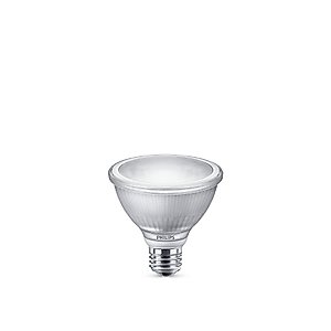 PHILIPS LED Dimmable PAR30S Bright White Short Neck Indoor Flood 10.5W (75W Equivalent) with Warm Glow Effect, 1-Pack