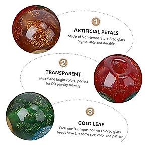 Didiseaon 70pcs Glass Beads Women’s Jewelry Gemstone Beads Beading Kits DIY Craft Beads Loose Beads Jewelry Making Charm Crystal Loose Beads DIY Galss Beads Crystal Round Beads Beaded