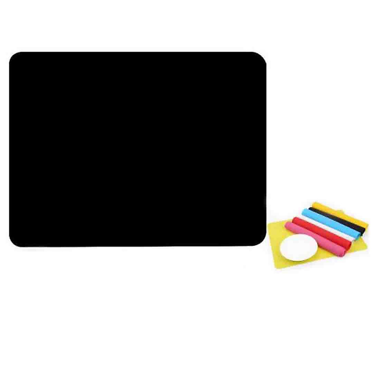 Black Silicone Student Table Mat, Countertop Place Mat, Large Oven Counter Children Table Mat, 15.7" 11.8"