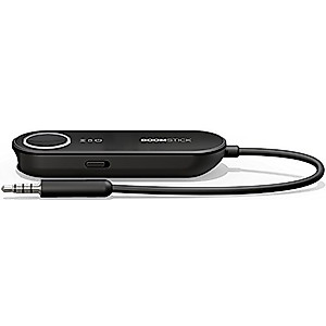 BoomCloud 360 Boomstick in-Line Wired Headphone Audio Enchancer Amp and Signal Processor - Black