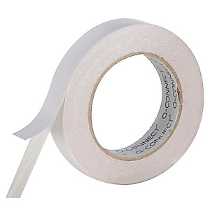 Q-Connect Clear Double-Sided Tape, 25 mm KF02221 - Pack of 6